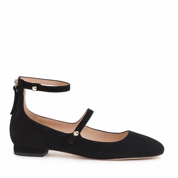 J. Crew | Shoes | Jcrew Poppy Suede Leather Twostrap Mary Jane Ballet ...